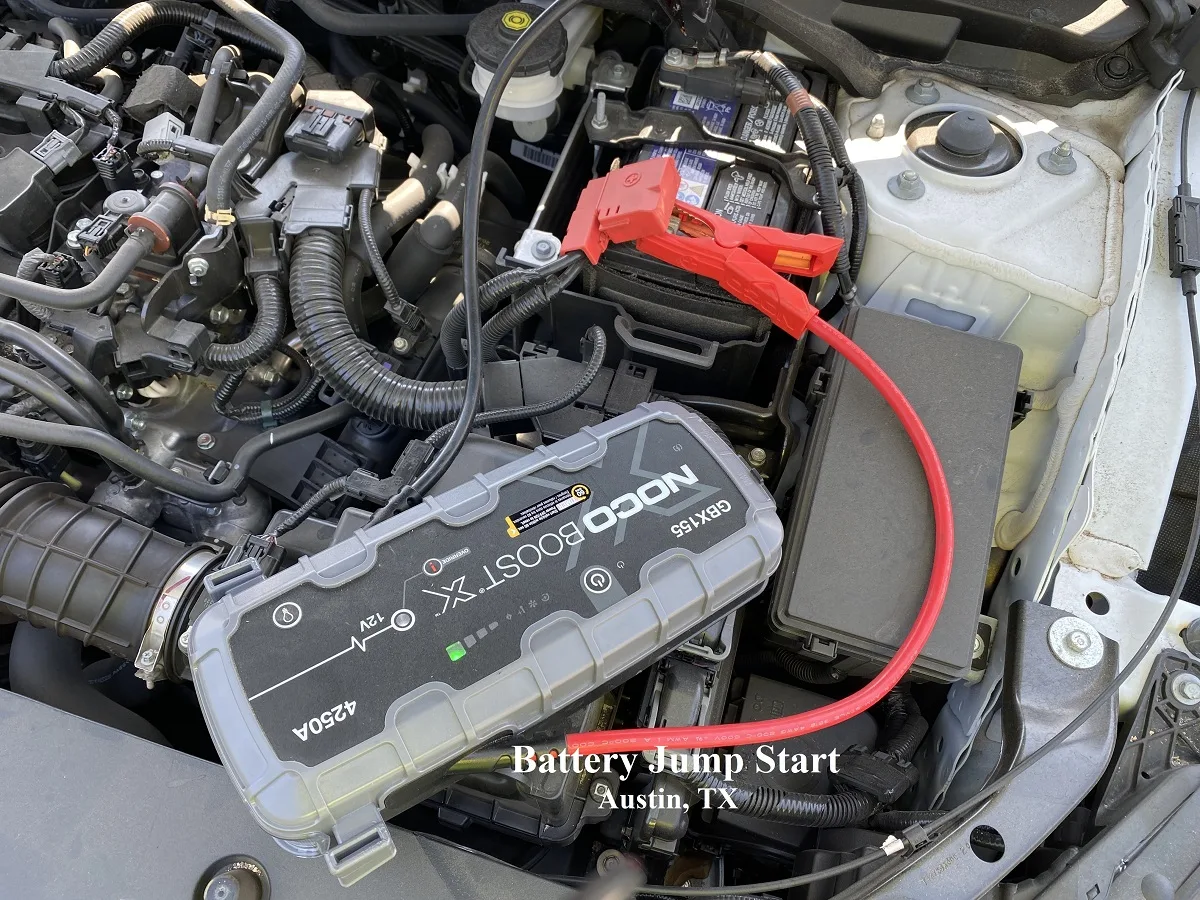 Battery Jump Start Austin TX | 24 Hours